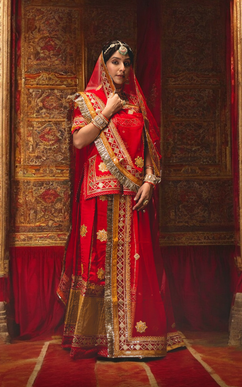 Heavy Rajputi Real Silver Poshak - YUVTI by Bhupendra Singh