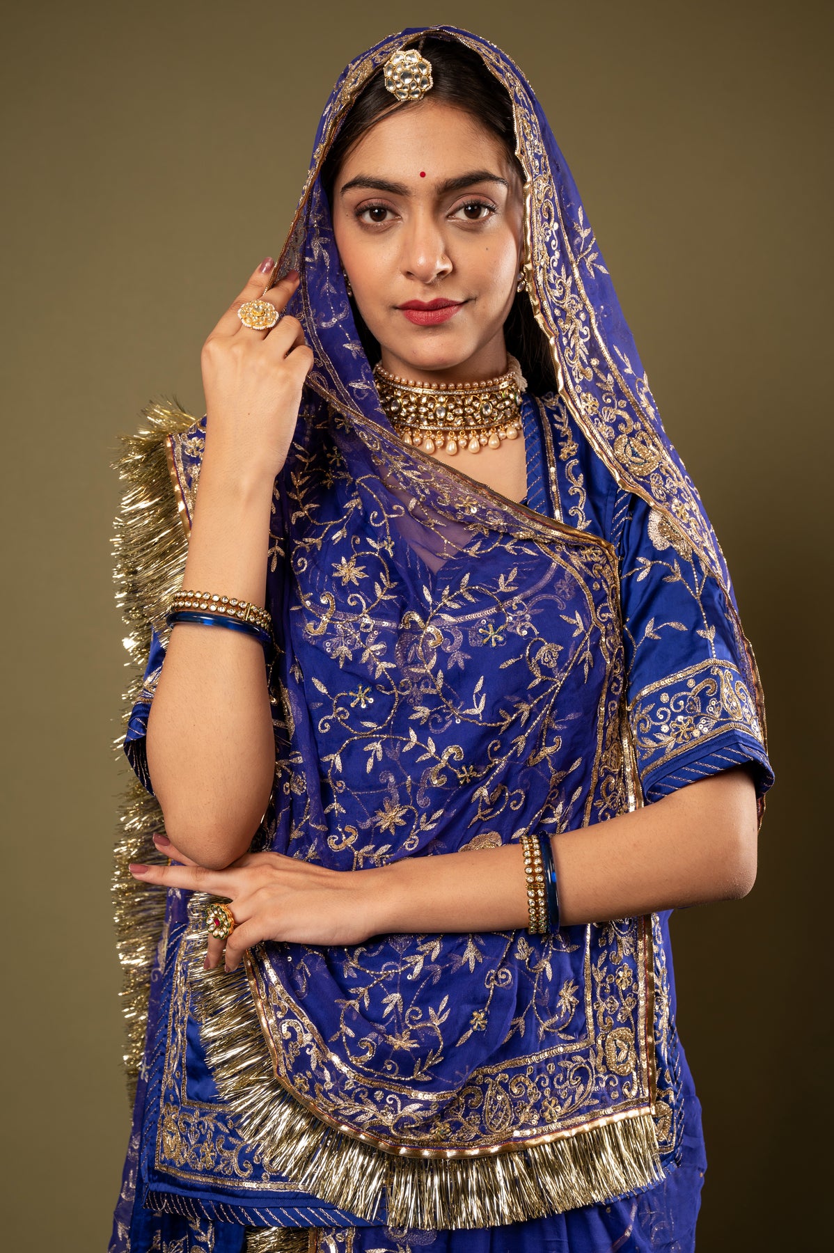 Aari Zardozi work Rajputi Poshak – YUVTI by Bhupendra Singh